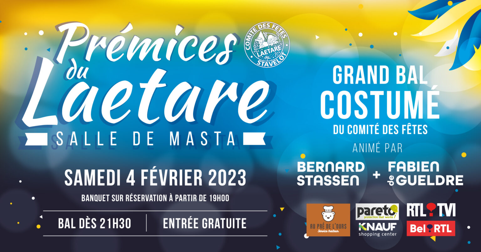 Prémices du Laetare de Stavelot 2023 // Sa. 4 février // Salle de Masta ...