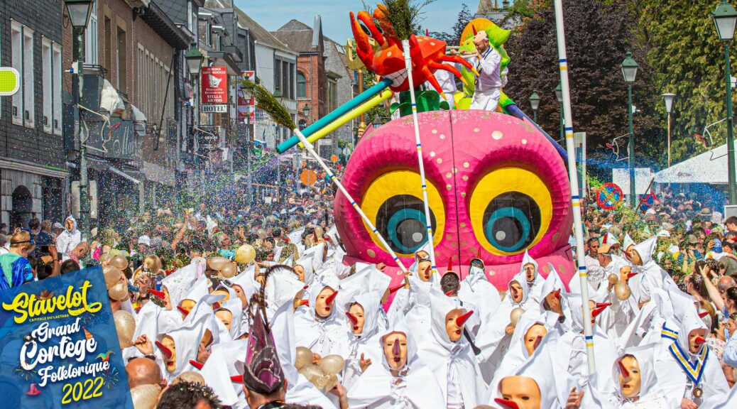 2023 - Vidéo du cortège - Stavelot, Capitale du Laetare et ses Blancs ...