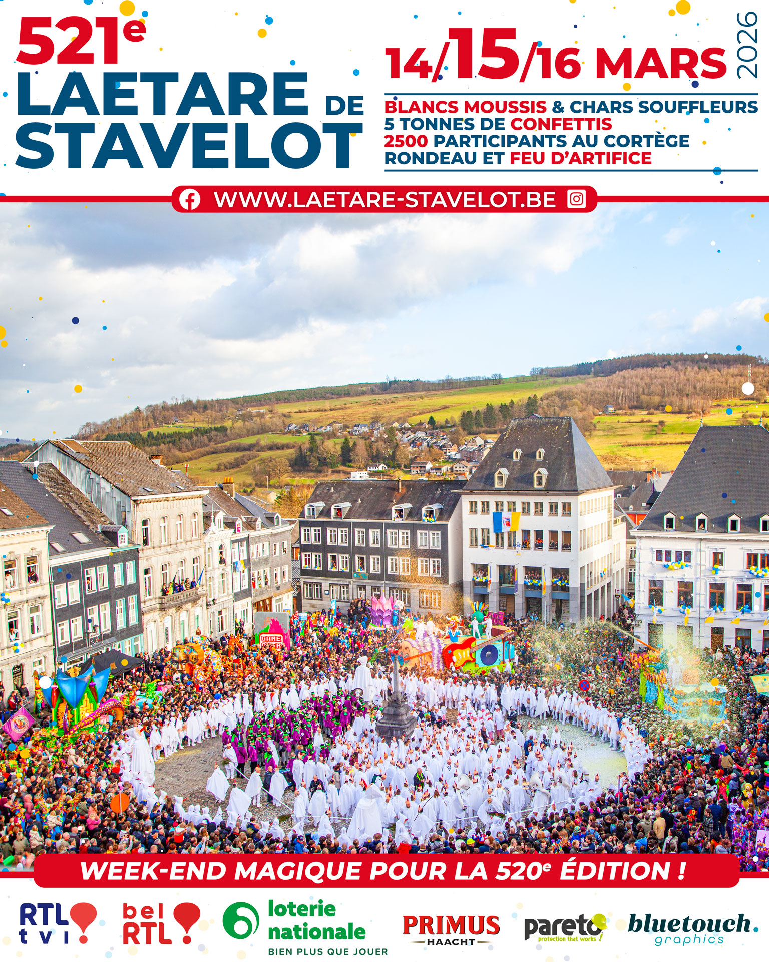 🎉 Un week-end MAGIQUE pour la 520e édition du Laetare de Stavelot ! 🎉 - Stavelot, Capitale du ...